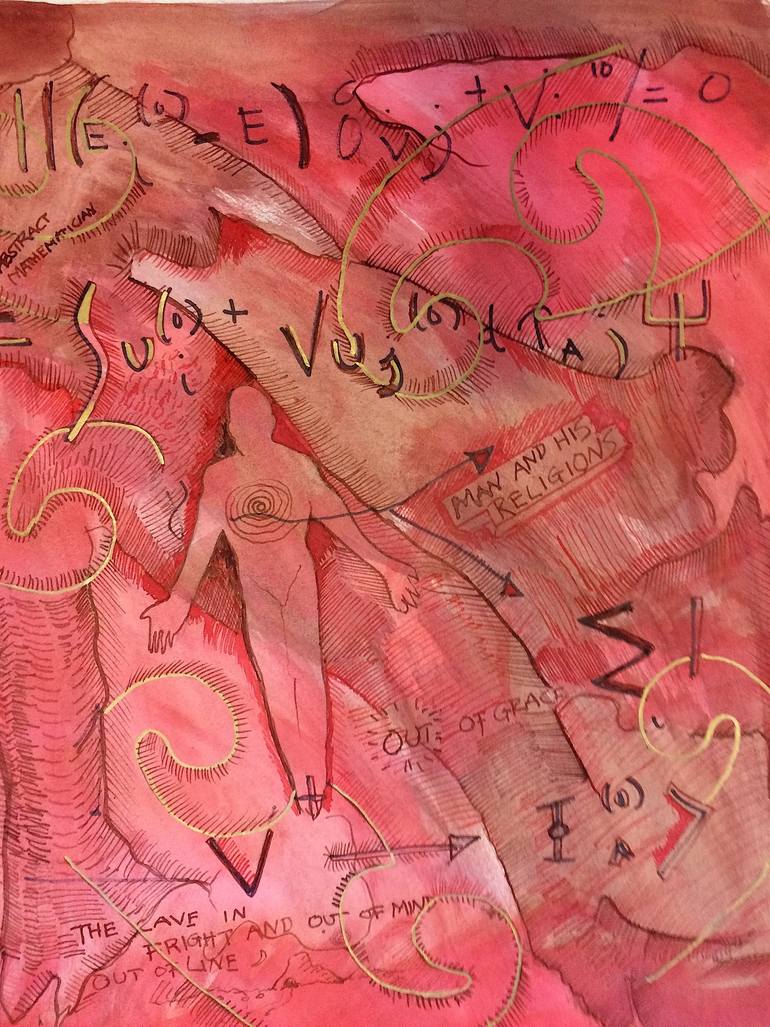 Poet Mathematician Drawing by Michael Clague | Saatchi Art