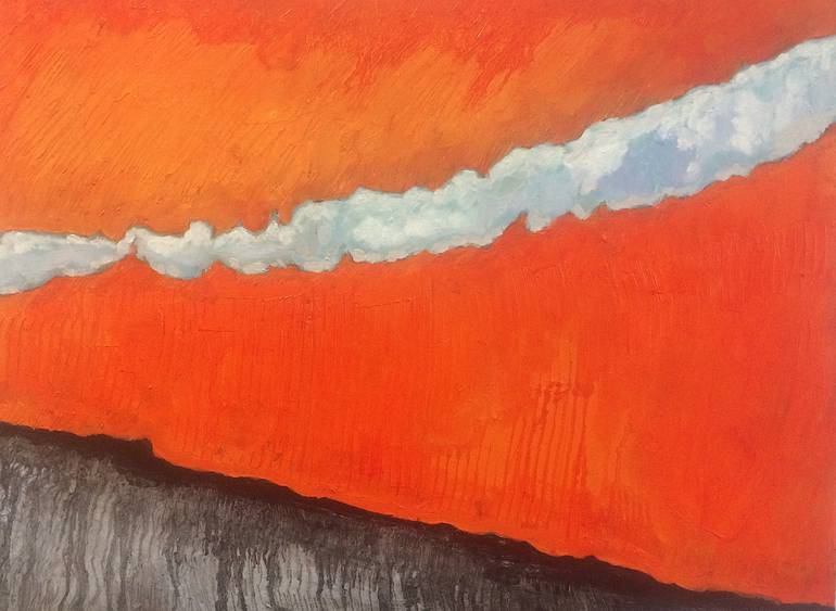 The Red and The Black Painting by Michael Clague | Saatchi Art