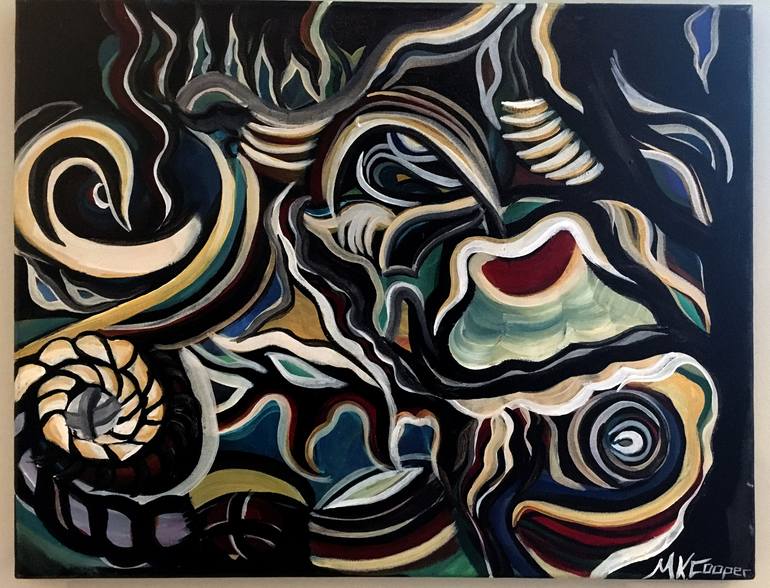 Twisted Distortion Painting by Maria Cooper | Saatchi Art