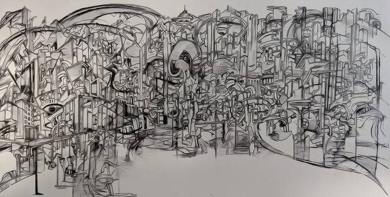 Dream world Drawing by Maria Cooper | Saatchi Art