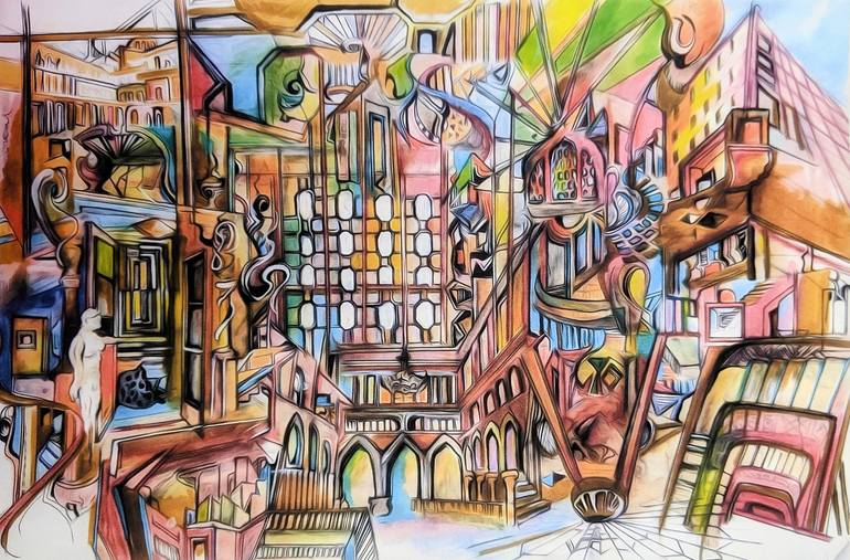 Base 8 Drawing by Maria Cooper | Saatchi Art