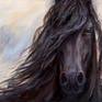 Mane Attraction Painting by Janet Ferraro | Saatchi Art