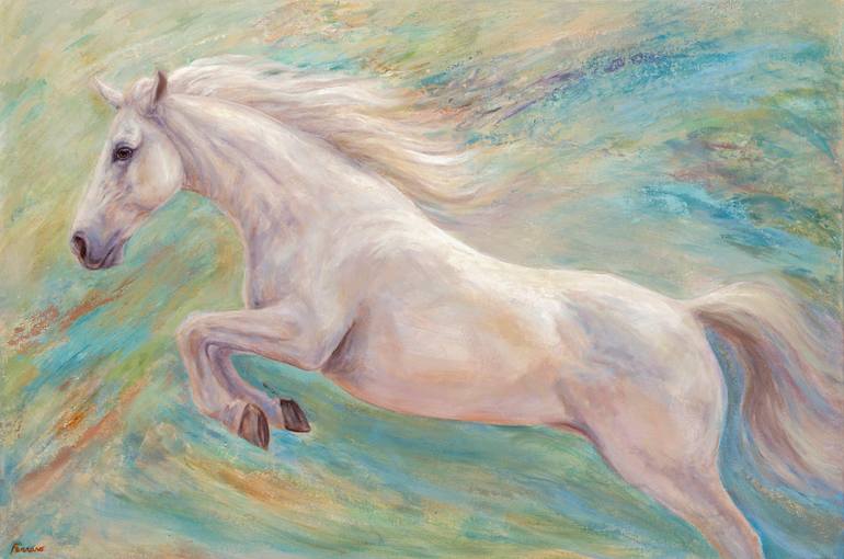 Windswept Painting by Janet Ferraro | Saatchi Art