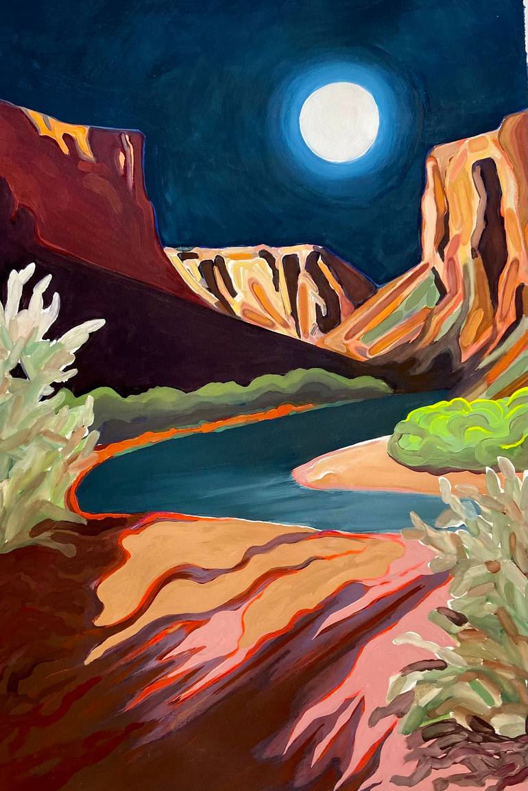 Canyon Country Prayer Flag 2 Painting by Andrea Stolarczyk | Saatchi Art