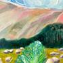 Sangre Fields Painting by Andrea Stolarczyk | Saatchi Art