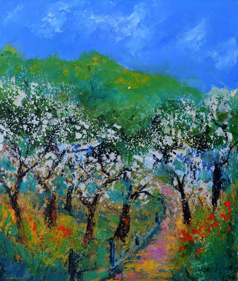A path to spring Painting by Pol Ledent | Saatchi Art