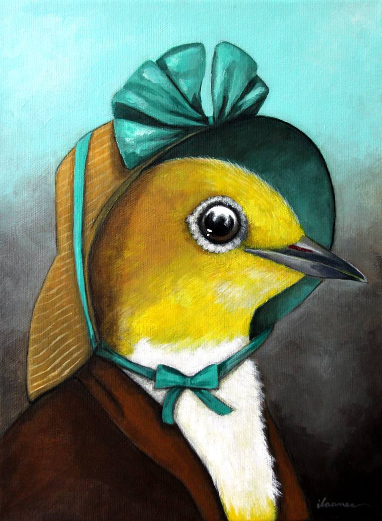 The Bonnet Painting by Ilaamen Pelshaw | Saatchi Art