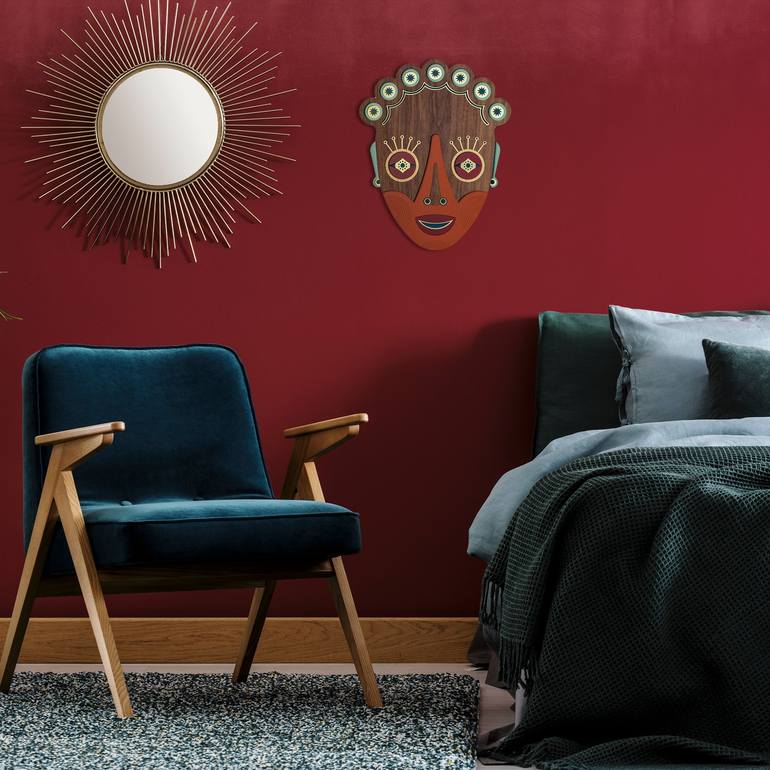 Chili Mask #10 L Sculpture by Tzachi Nevo | Saatchi Art