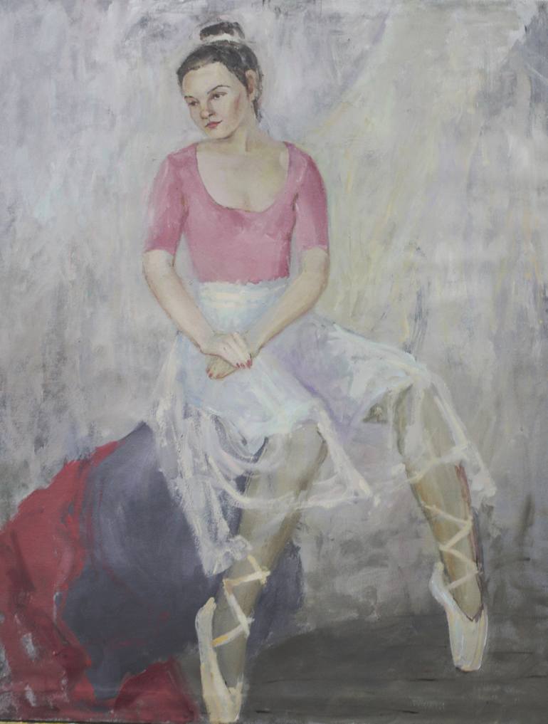 Ballet dancer Painting by Adel Shev | Saatchi Art