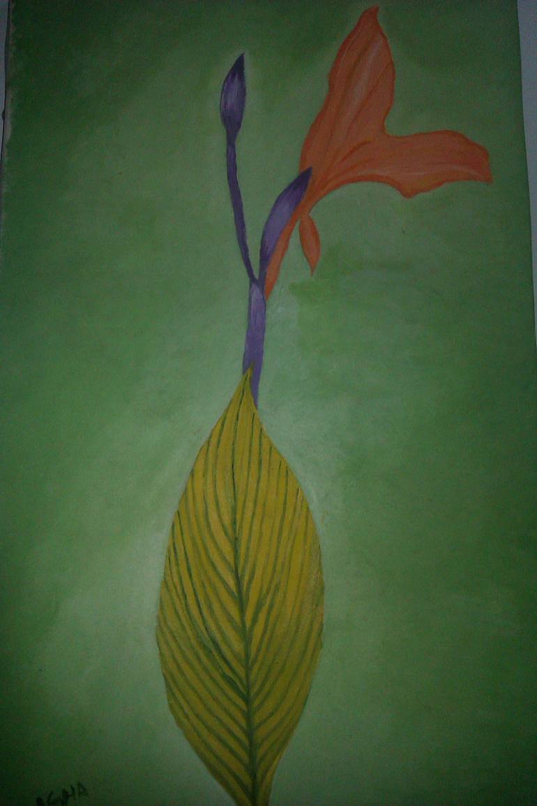 Multi color flower Painting by Mohammad Raza | Saatchi Art