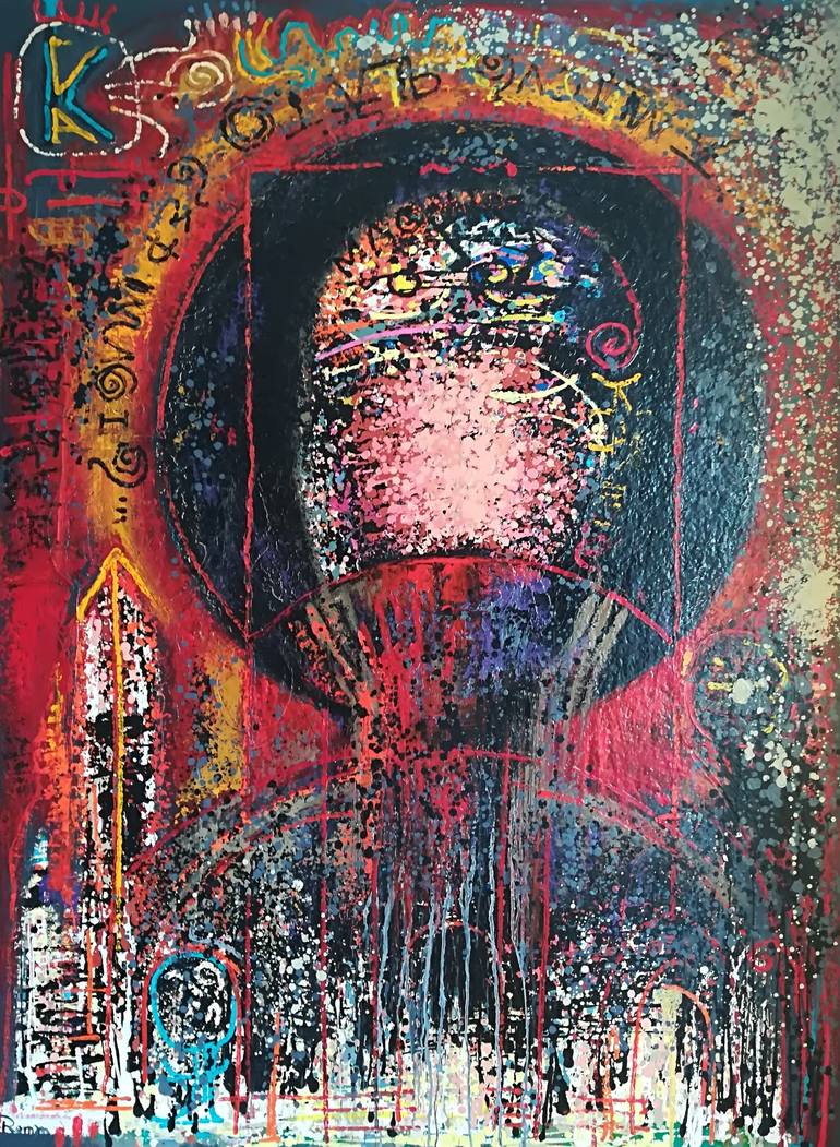 King of Spades Painting by Sergiu Roman | Saatchi Art