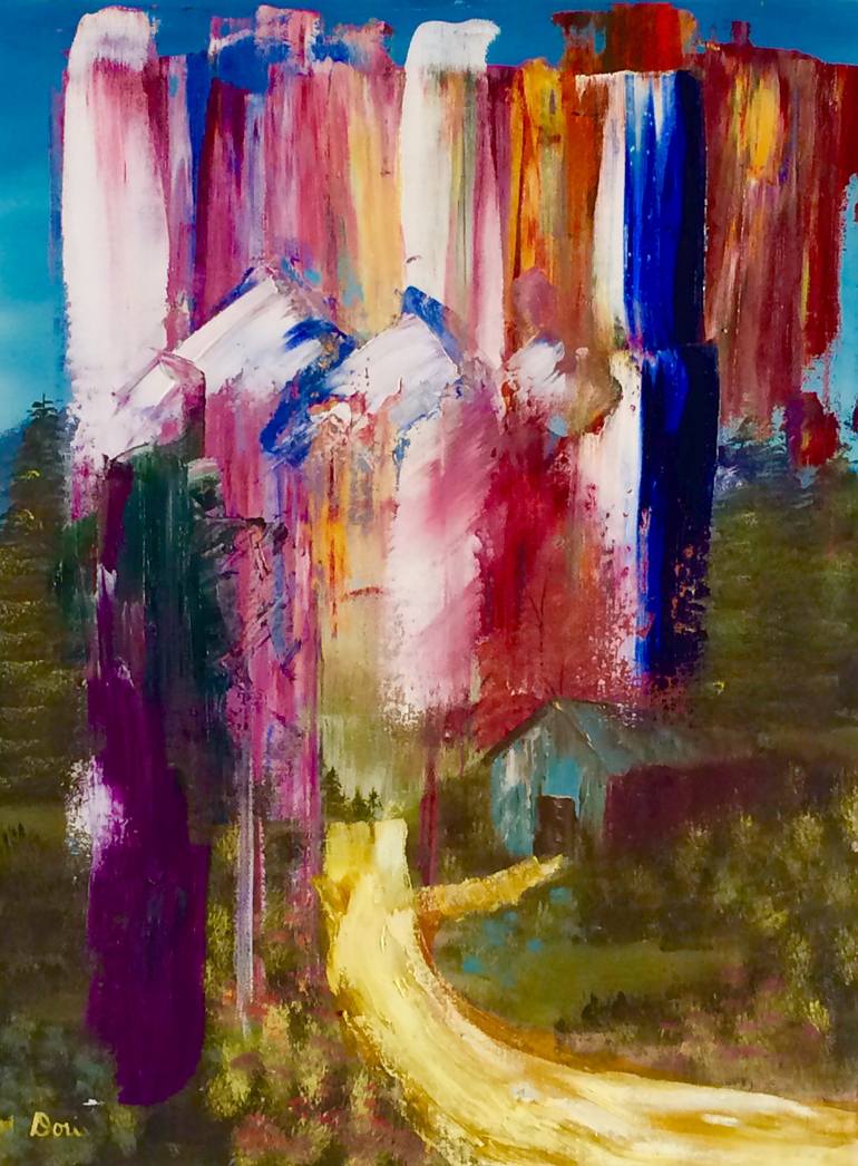 Reclaimed Bob Ross Painting by Carl VanNostrum | Saatchi Art