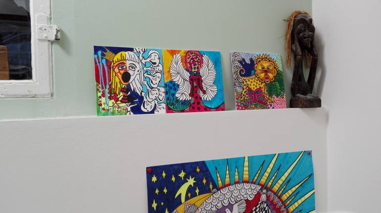 Angel monooculus Painting by Freja Overgaard | Saatchi Art