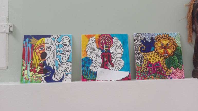 Angel monooculus Painting by Freja Overgaard | Saatchi Art