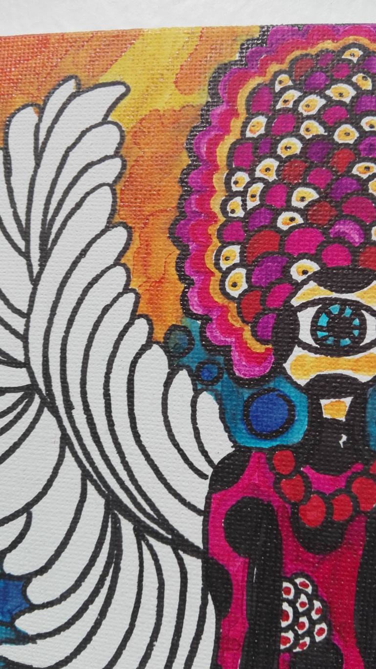 Angel monooculus Painting by Freja Overgaard | Saatchi Art