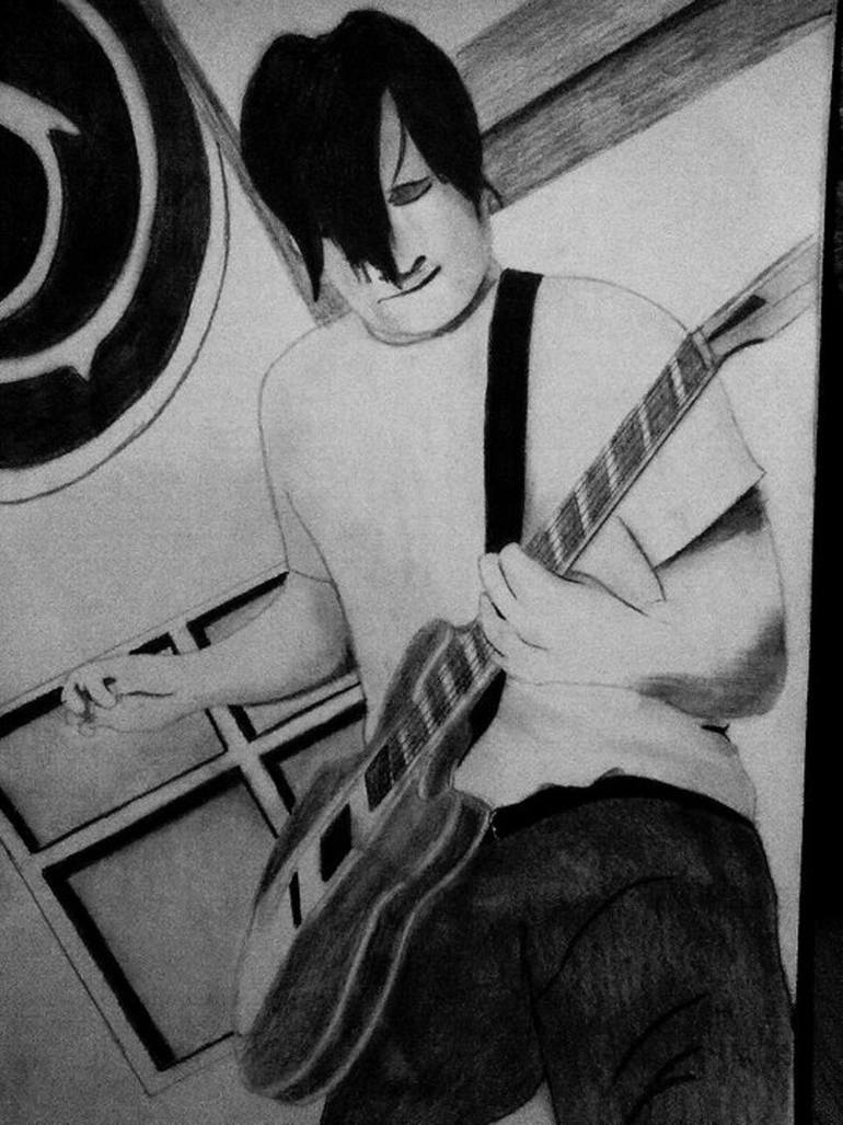 Tom Delonge Drawing by Ben Biddiscombe | Saatchi Art