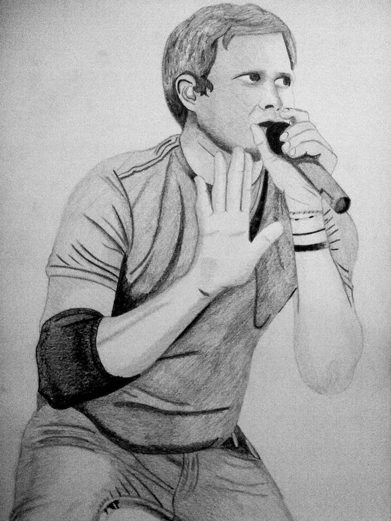 Tom Delonge #3 Drawing by Ben Biddiscombe | Saatchi Art