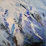 Snowbird 70 x 70 cm Oil Painting Painting by susan wooler | Saatchi Art