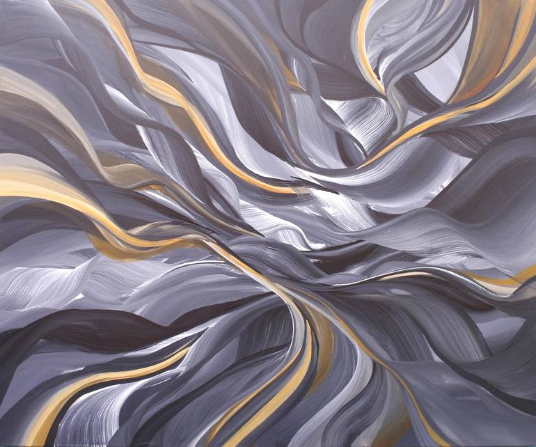 FLY INTO THE WIND 120 X 100 CM Painting by Susan Wooler | Saatchi Art ...