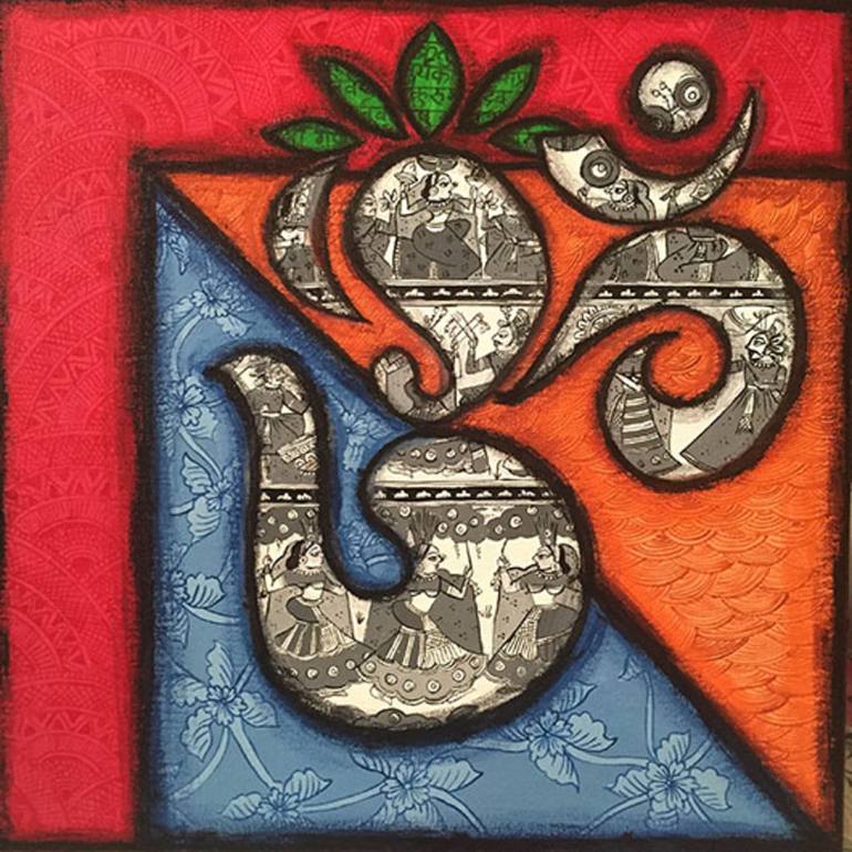 OM Painting by Creative Soulsindia | Saatchi Art