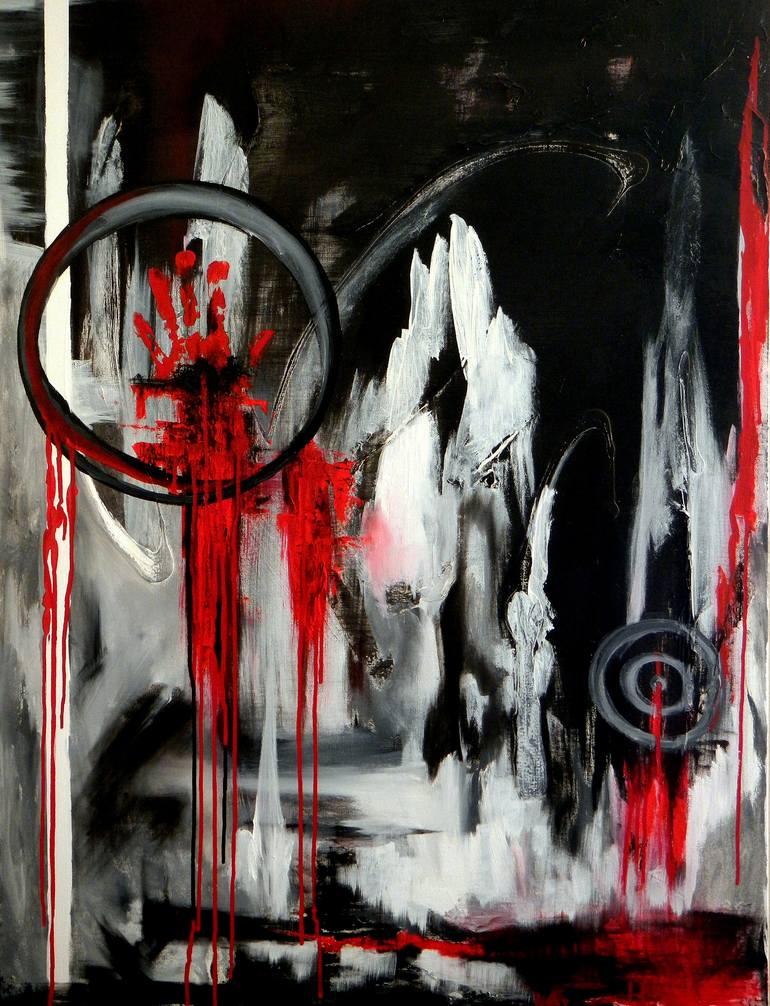 Targets -SOLD- Painting by Chazalon Respress | Saatchi Art
