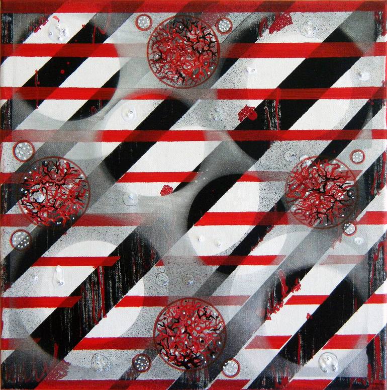 Alpha Waves no. 6 Painting by Chazalon Respress | Saatchi Art