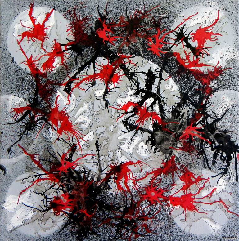 Alpha Waves no. 4 Painting by Chazalon Respress | Saatchi Art