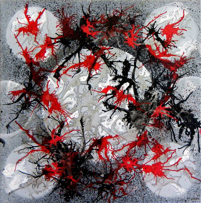 Alpha Waves no. 4 Painting by Chazalon Respress | Saatchi Art