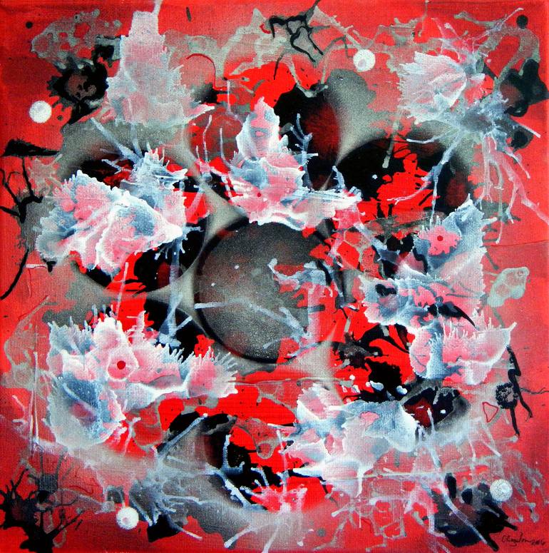 Alpha Waves no. 1 Painting by Chazalon Respress | Saatchi Art