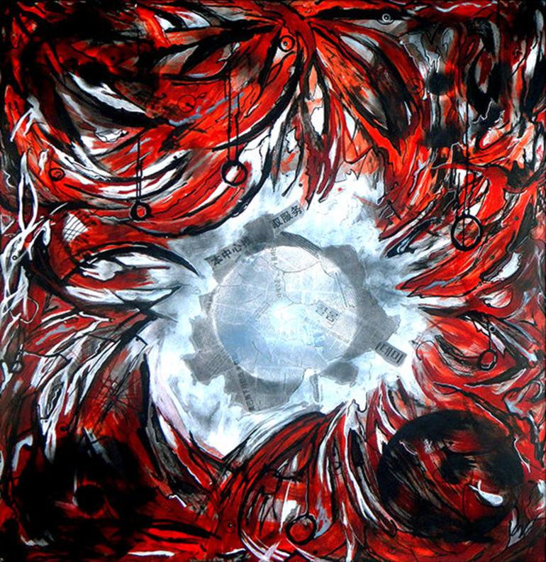 Convergence Painting by Chazalon Respress | Saatchi Art