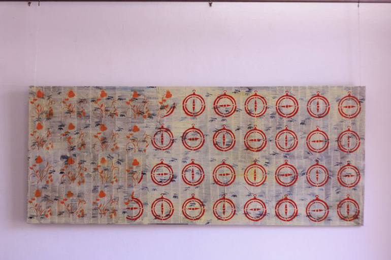Golden compass Painting by Leonard Curpan | Saatchi Art