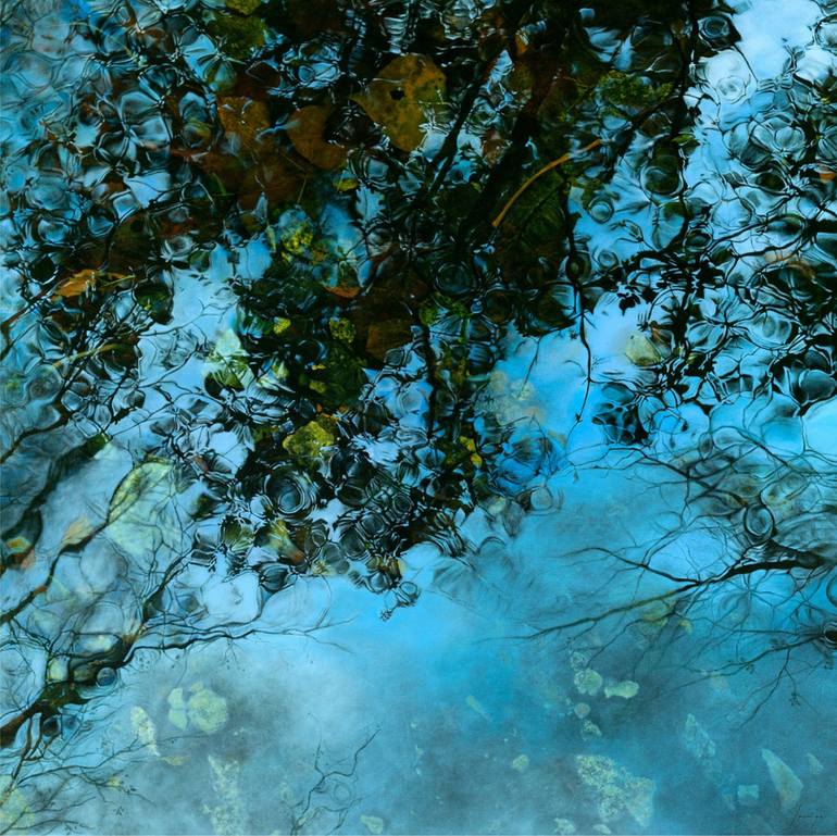 aigua III Painting by Isabel Garriga | Saatchi Art