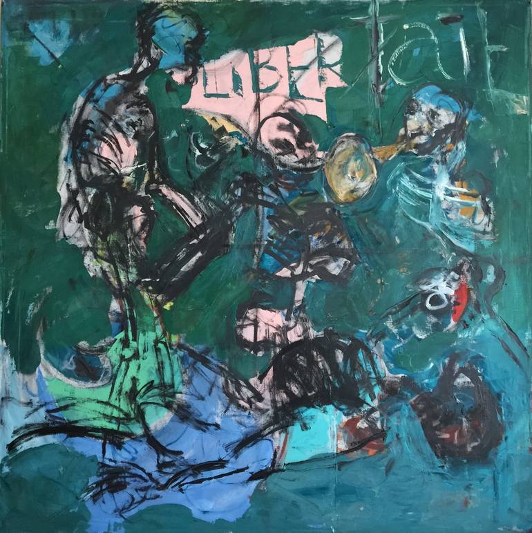 Liberated Drawing by Egor Kuznetsov | Saatchi Art