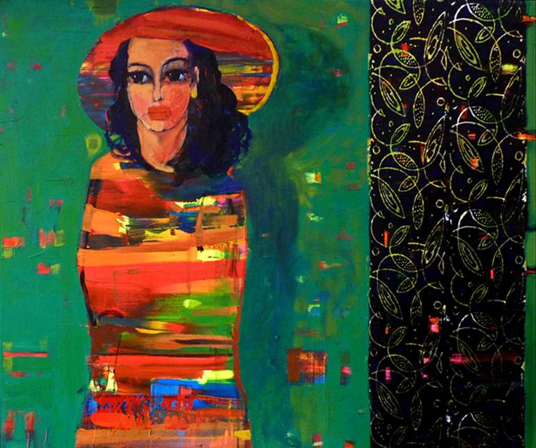 Girl from Ipanema Painting by Bartosz Fraczek | Saatchi Art