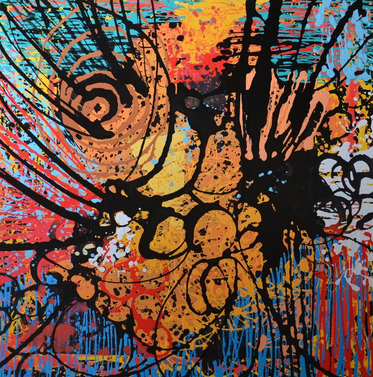 Life vs Death 0:0 Painting by Raffaella Perego | Saatchi Art