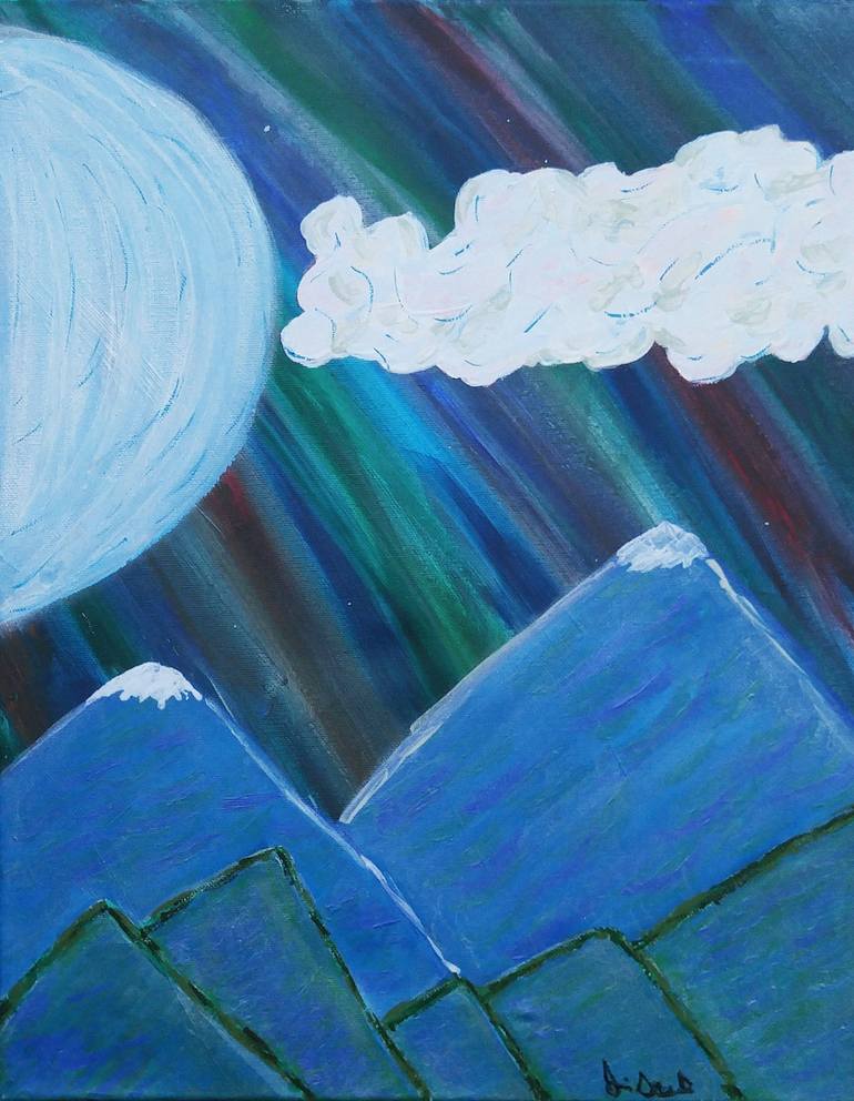 Blue Mountains Painting by Joni Stiles | Saatchi Art