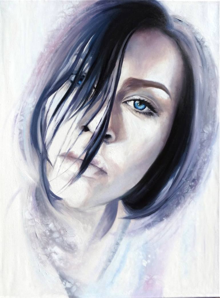 Selfportrait Painting by Ilze Rēvalde | Saatchi Art