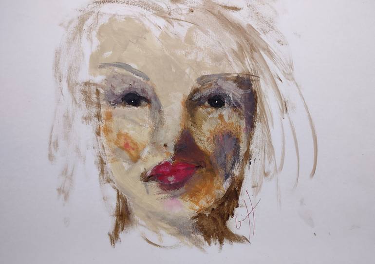 Blonde Painting by Griff Griffin | Saatchi Art
