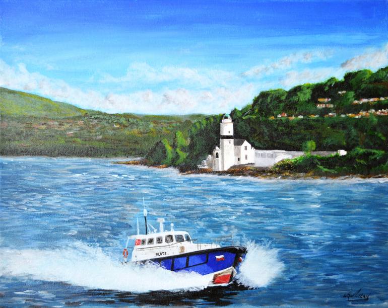 The Cutter and The Cloch Painting by William Mullan | Saatchi Art