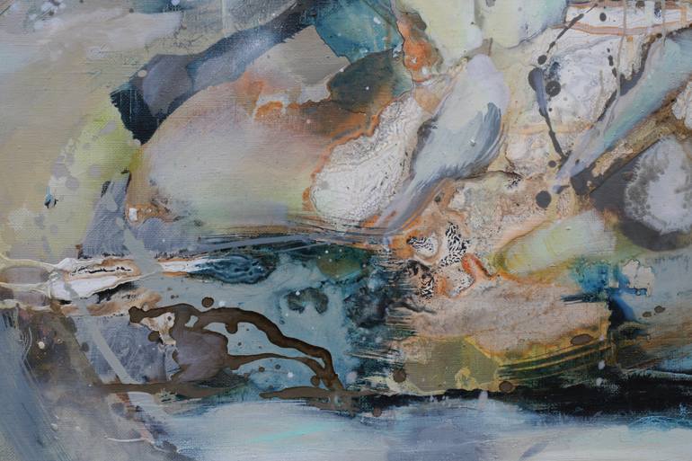 Spring flood Painting by Baiba Redere Logina | Saatchi Art