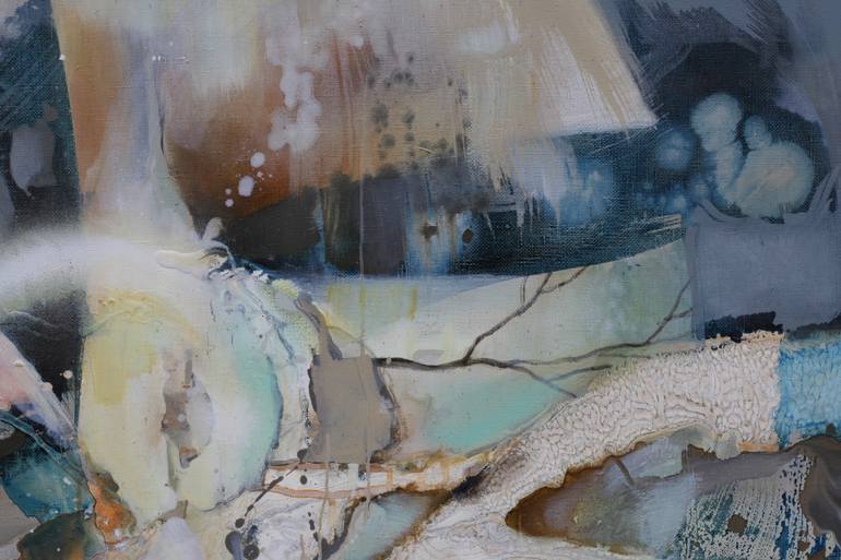 Spring flood Painting by Baiba Redere Logina | Saatchi Art