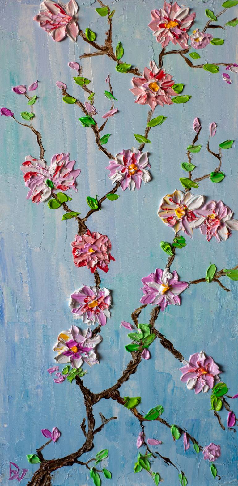 Spring blossoms Painting by Vladyslav Durniev | Saatchi Art