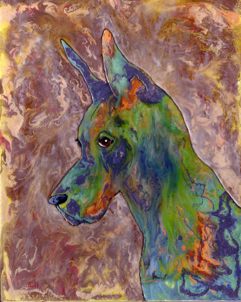 The DANE Painting by JC Needles | Saatchi Art