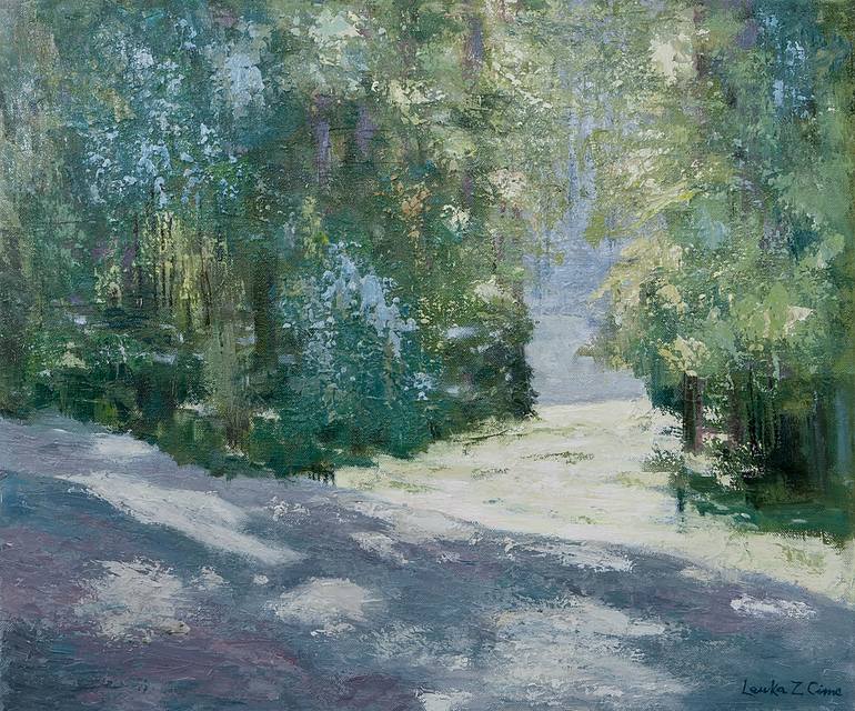 Winter Scene Painting by Lewka Z Cims | Saatchi Art