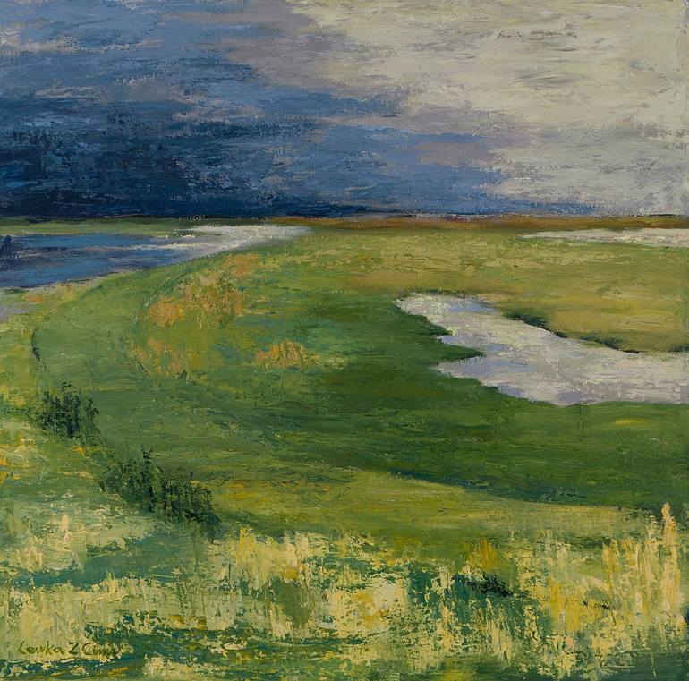 Marshland Painting by Lewka Z Cims | Saatchi Art