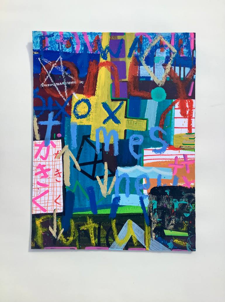 I’m Happy To Be Here Painting by Andrew Weir | Saatchi Art