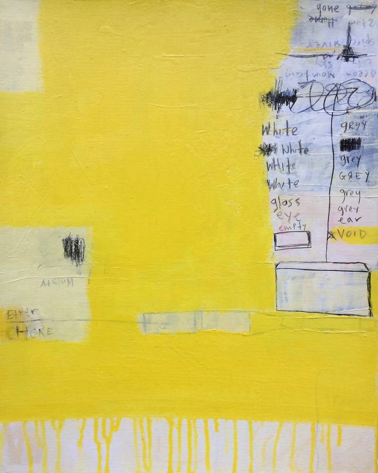 Through The Prism of Language (In Yellow) Painting by Andrew Weir ...