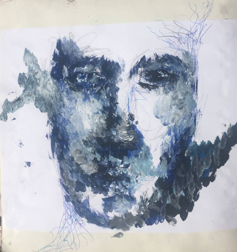 Blue boy Painting by Tilly Rodger | Saatchi Art