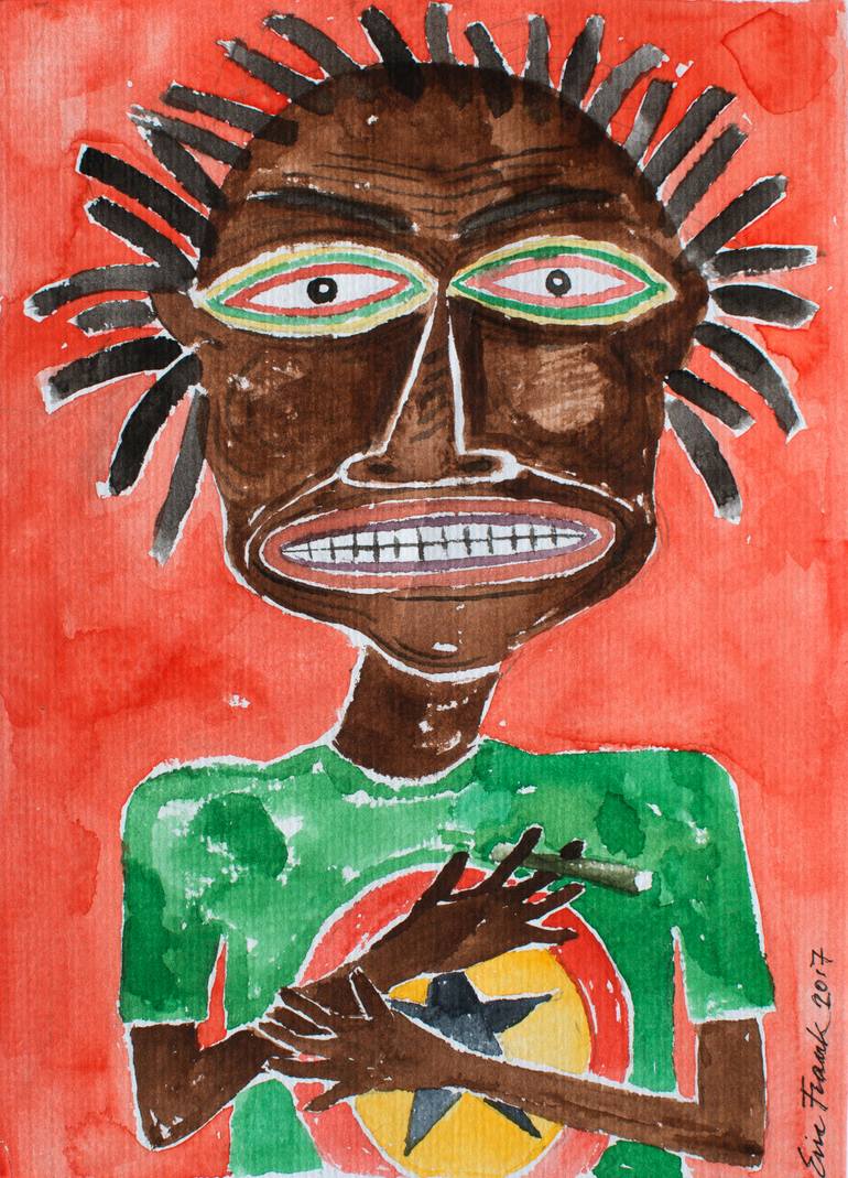 Kofi Painting by Eric Frank | Saatchi Art