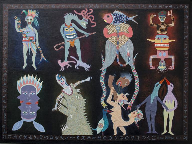 The national executive council Painting by Eric Frank | Saatchi Art